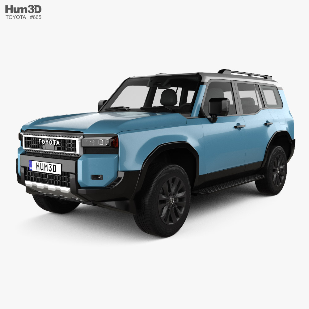 Toyota Land Cruiser Prado 5-door US-spec 2025 3D model - Download ...