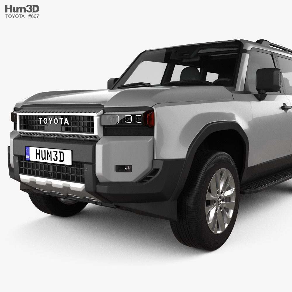 Toyota Land Cruiser Prado EU-spec 2025 3D model - Download Crossover ...