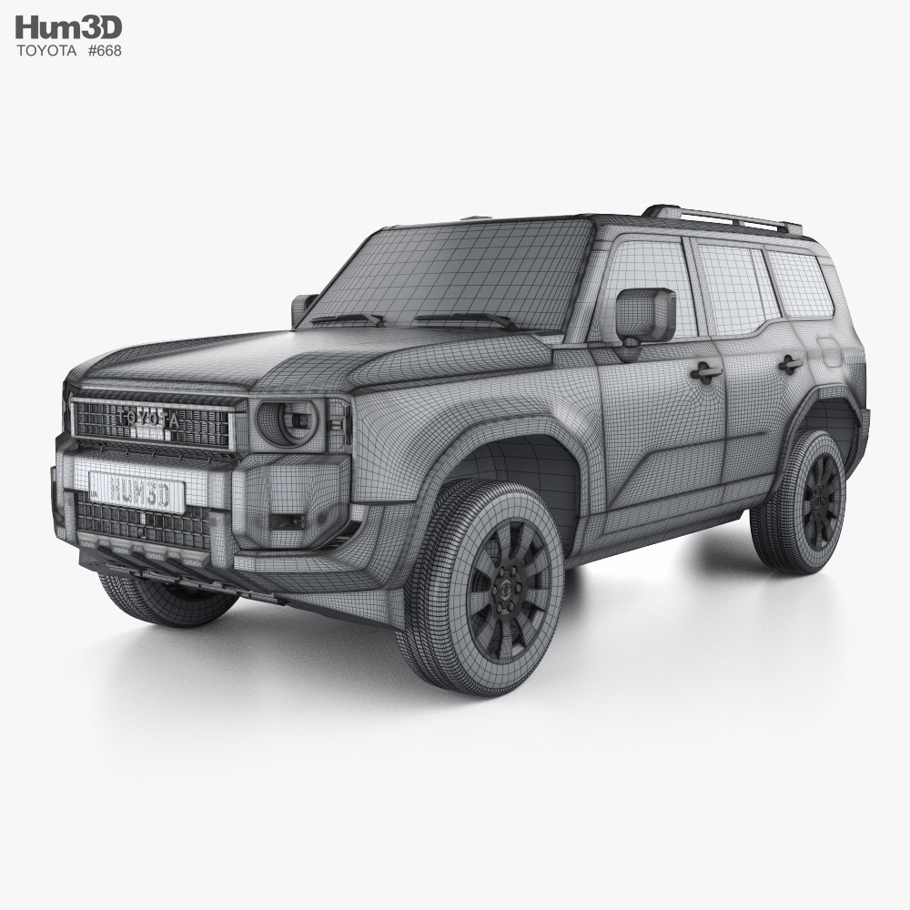Toyota Land Cruiser Prado First Edition EU-spec 2025 3D model ...