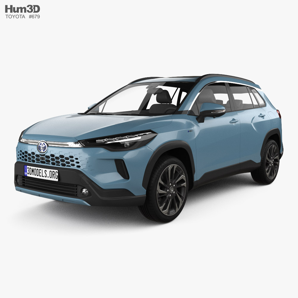 Toyota Corolla Cross HEV 2025 3D model - Download Crossover SUV on ...