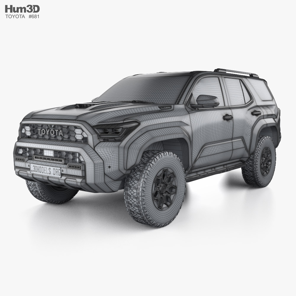 Toyota 4Runner TRD Pro 2025 3D model - Download Crossover SUV on ...