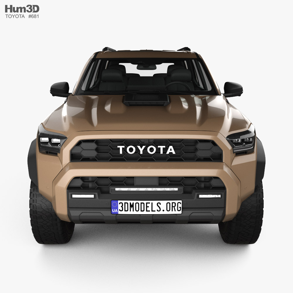 Toyota 4Runner TRD Pro 2025 3D model - Download Crossover SUV on ...
