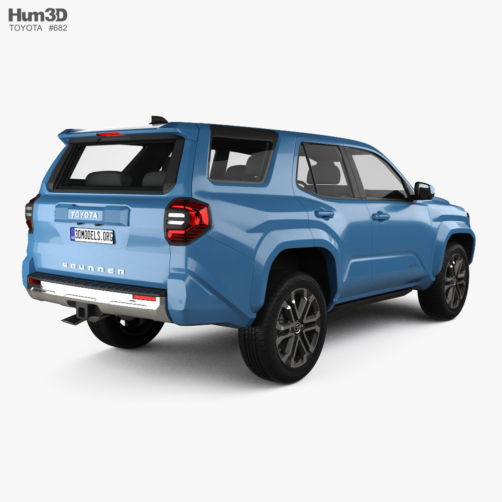 Toyota 4Runner Limited 2025 3D model - Download Crossover SUV on ...