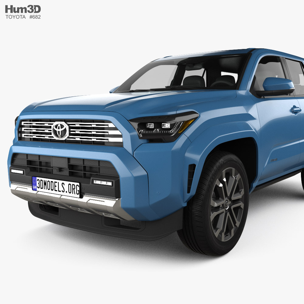 Toyota 4Runner Limited 2025 3D model - Download Crossover SUV on ...