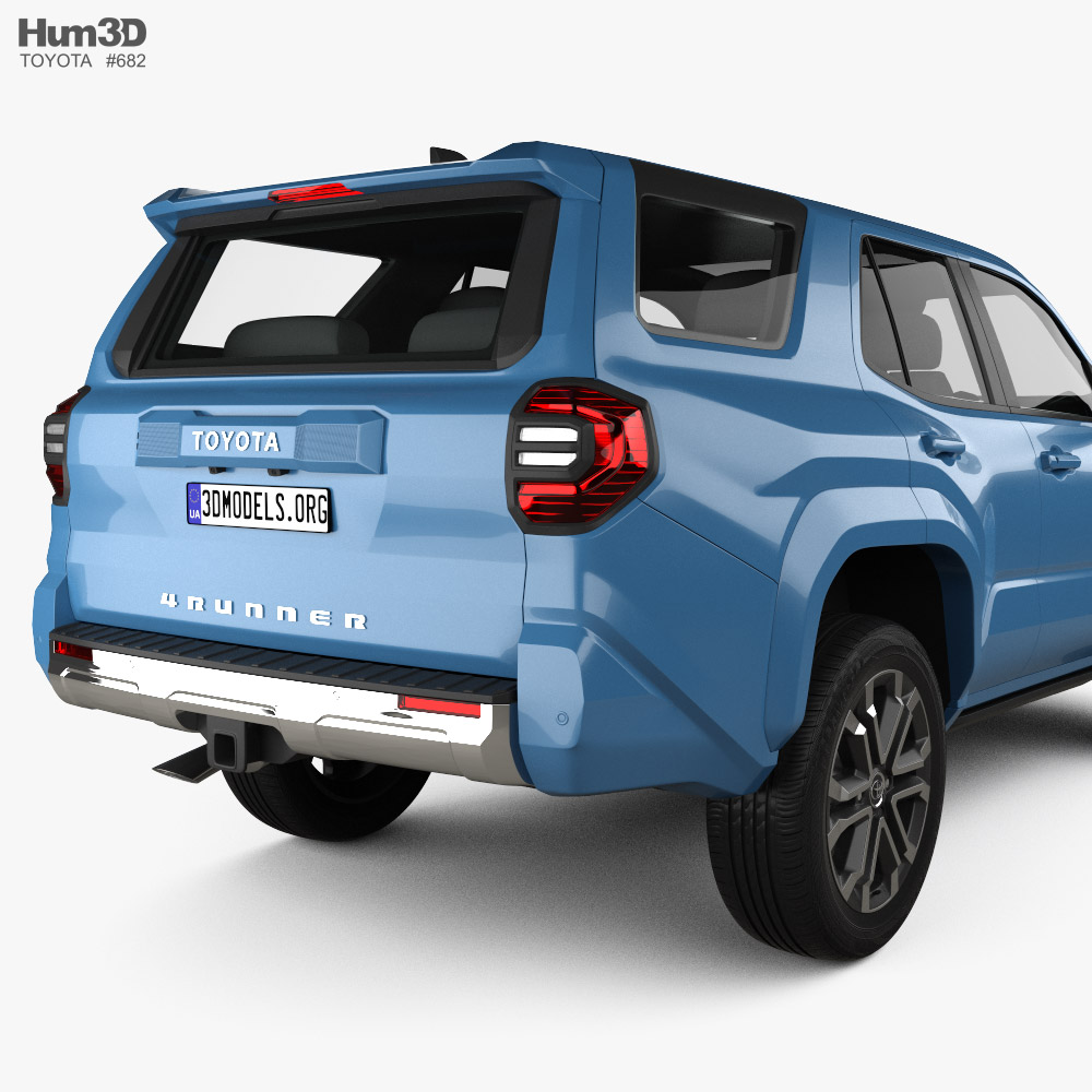 Toyota 4Runner Limited 2025 3D model - Download Crossover SUV on ...