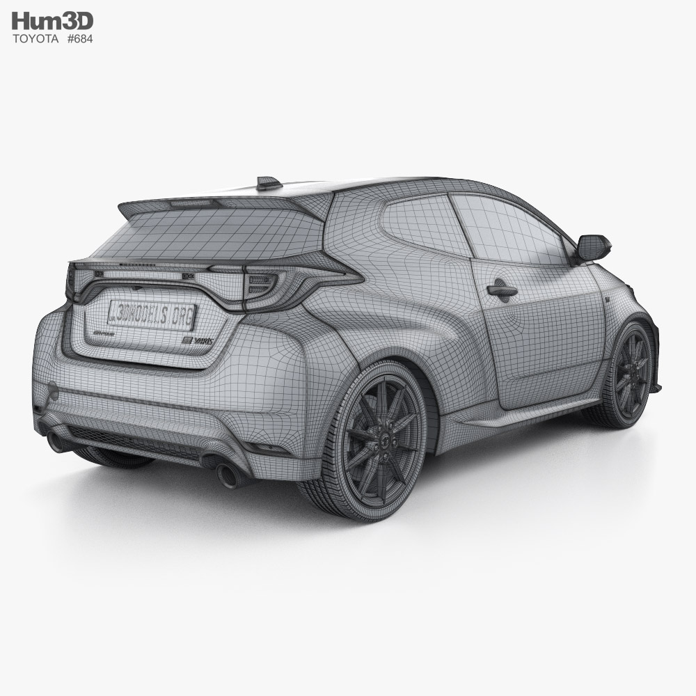 Toyota Yaris GR 2025 3D model - Download Hatchback on 3DModels.org