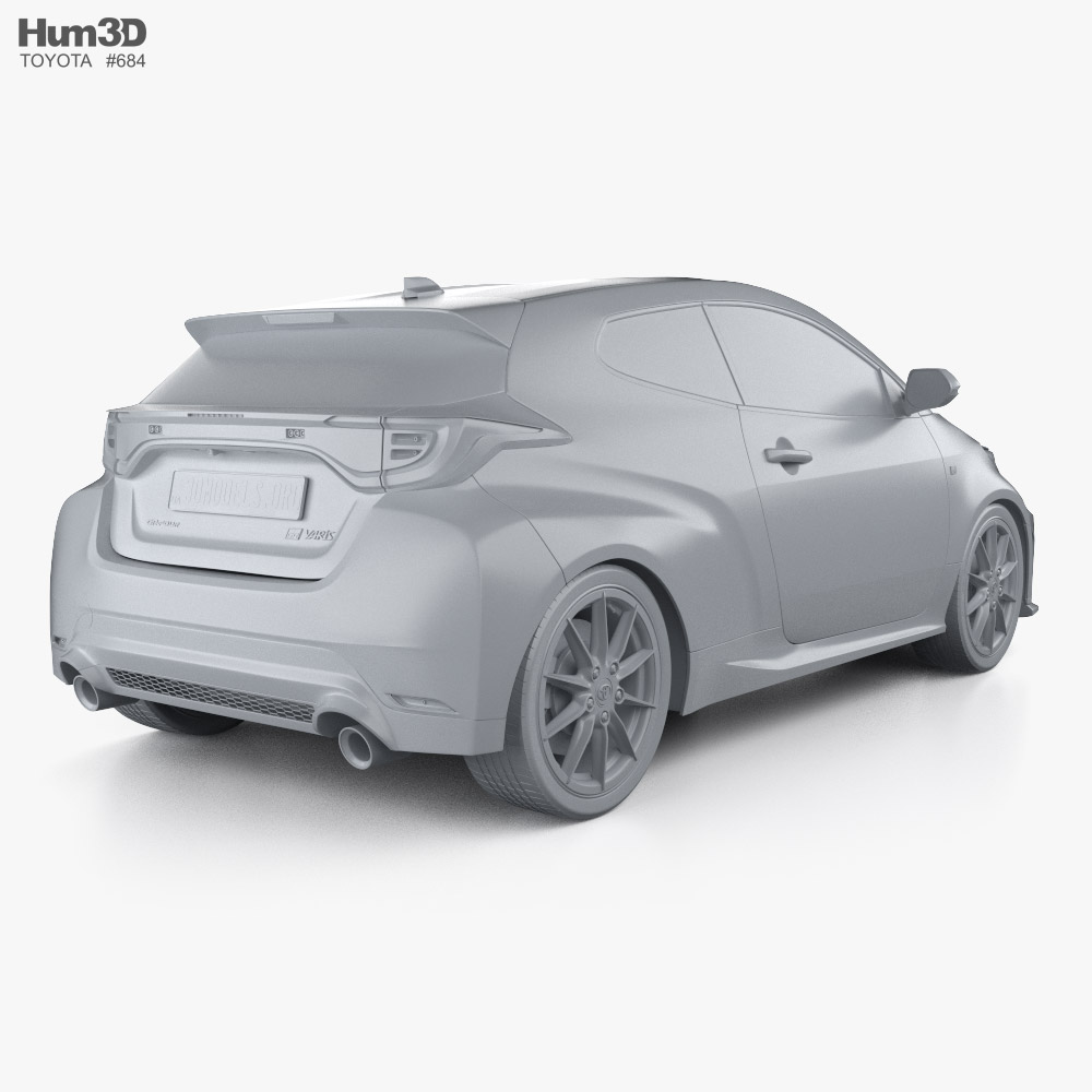 Toyota Yaris GR 2025 3D model - Download Hatchback on 3DModels.org