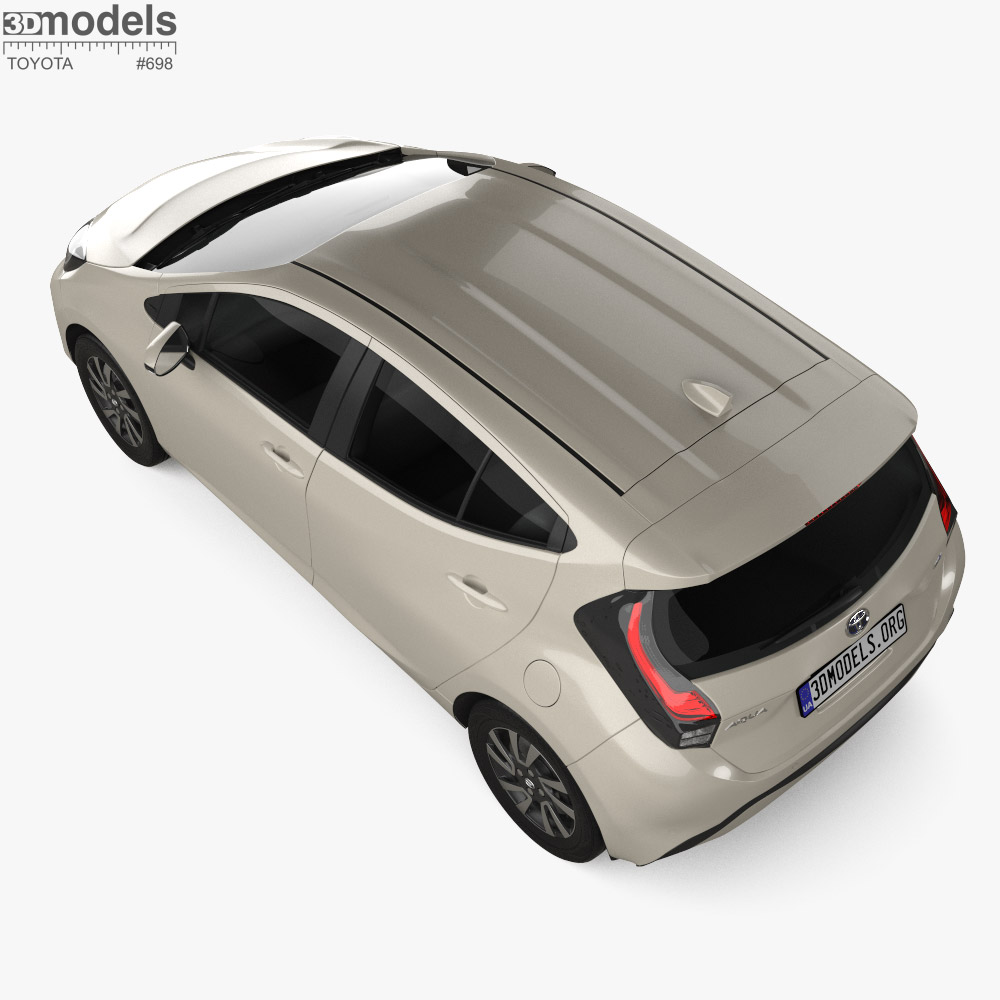 Toyota Aqua Z 2025 3D model - Download Hatchback on 3DModels.org