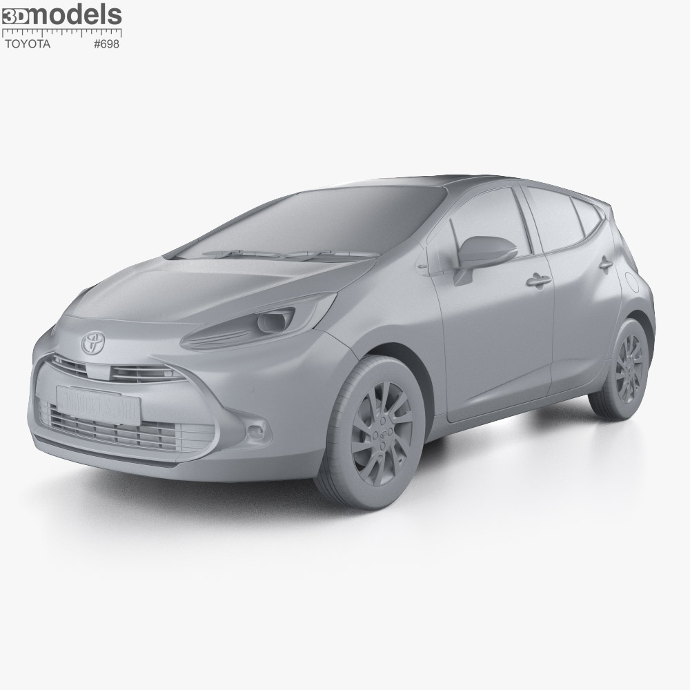 Toyota Aqua Z 2025 3D model - Download Hatchback on 3DModels.org