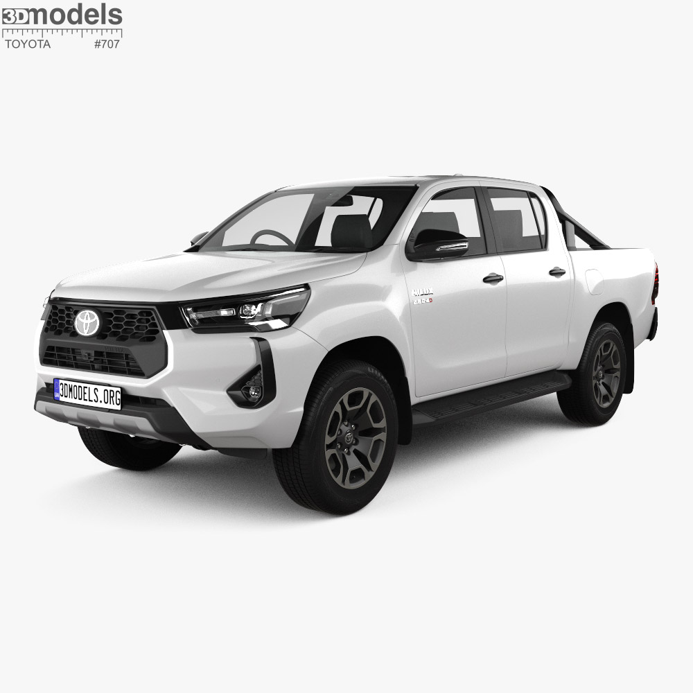 Toyota Hilux Double Cab SR5 2025 3D model - Download Pickup on 3DModels.org