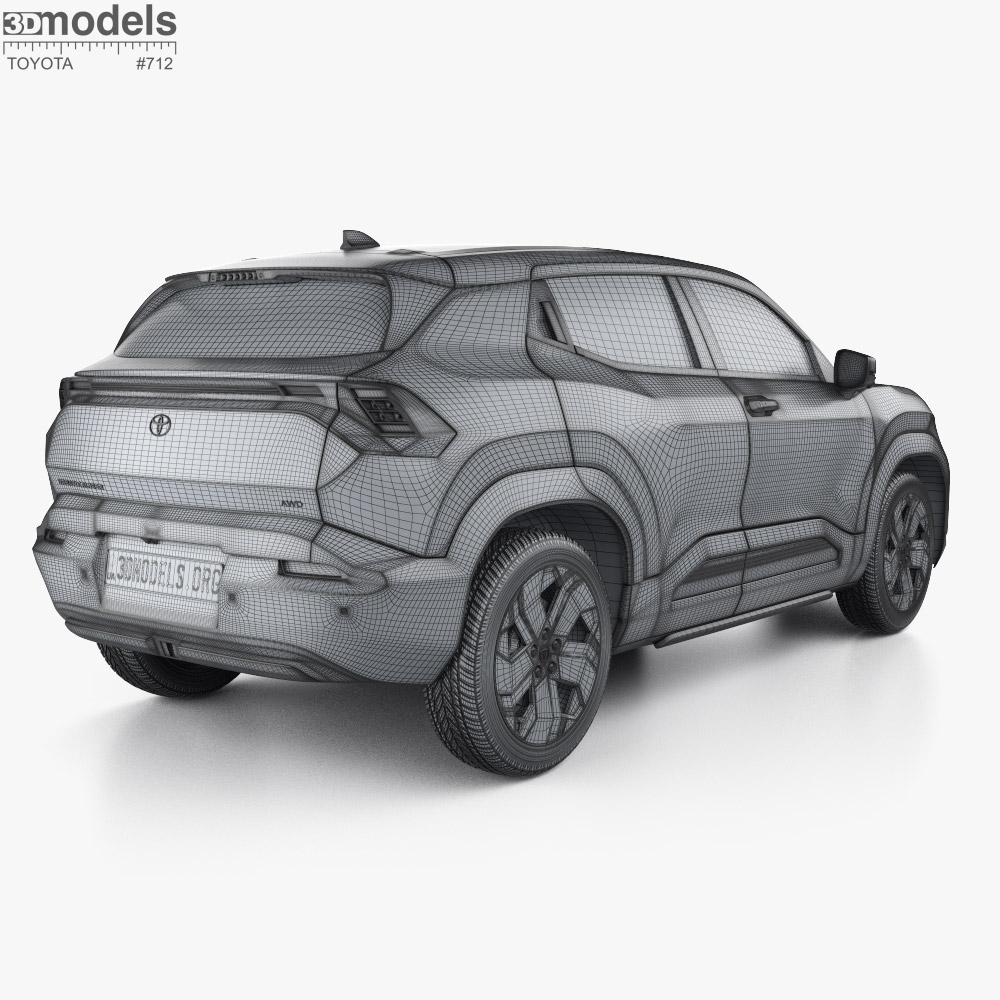 Toyota Urban Cruiser 2025 3D model - Download Crossover SUV on 3DModels.org