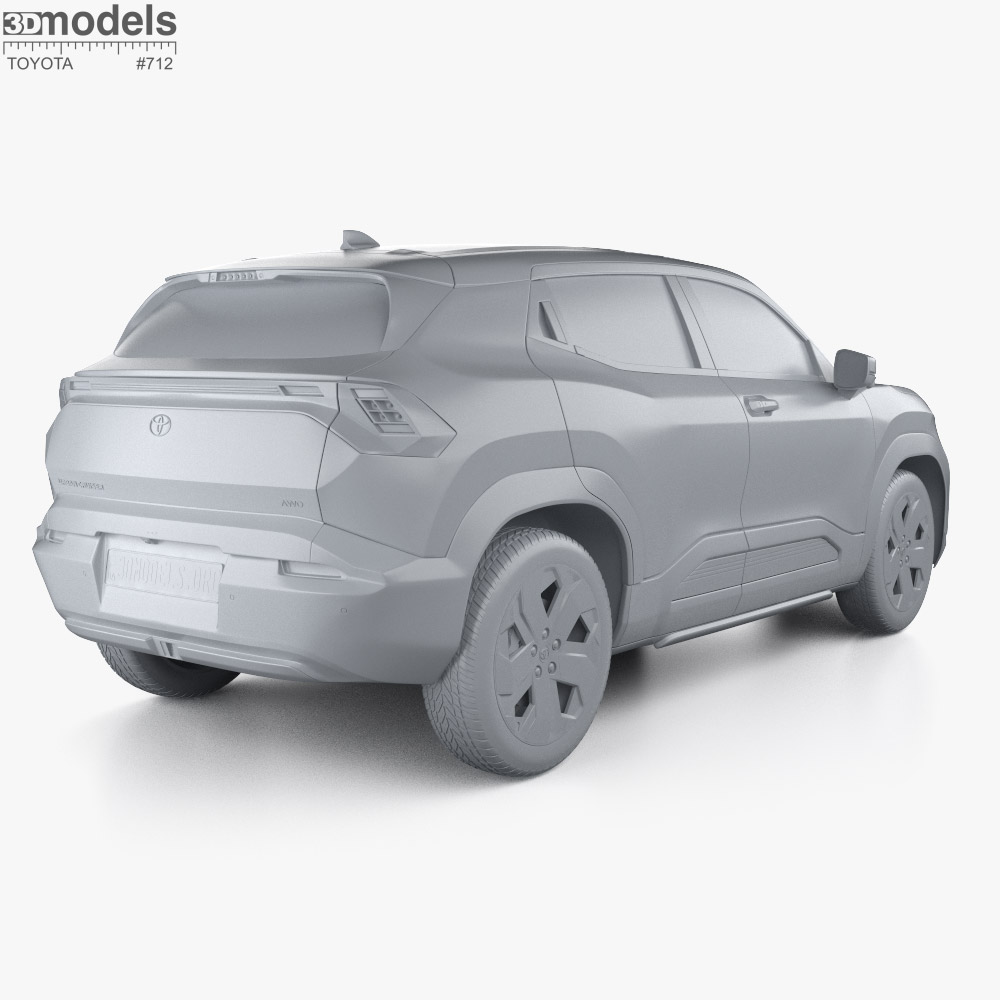 Toyota Urban Cruiser 2025 3D model - Download Crossover SUV on 3DModels.org