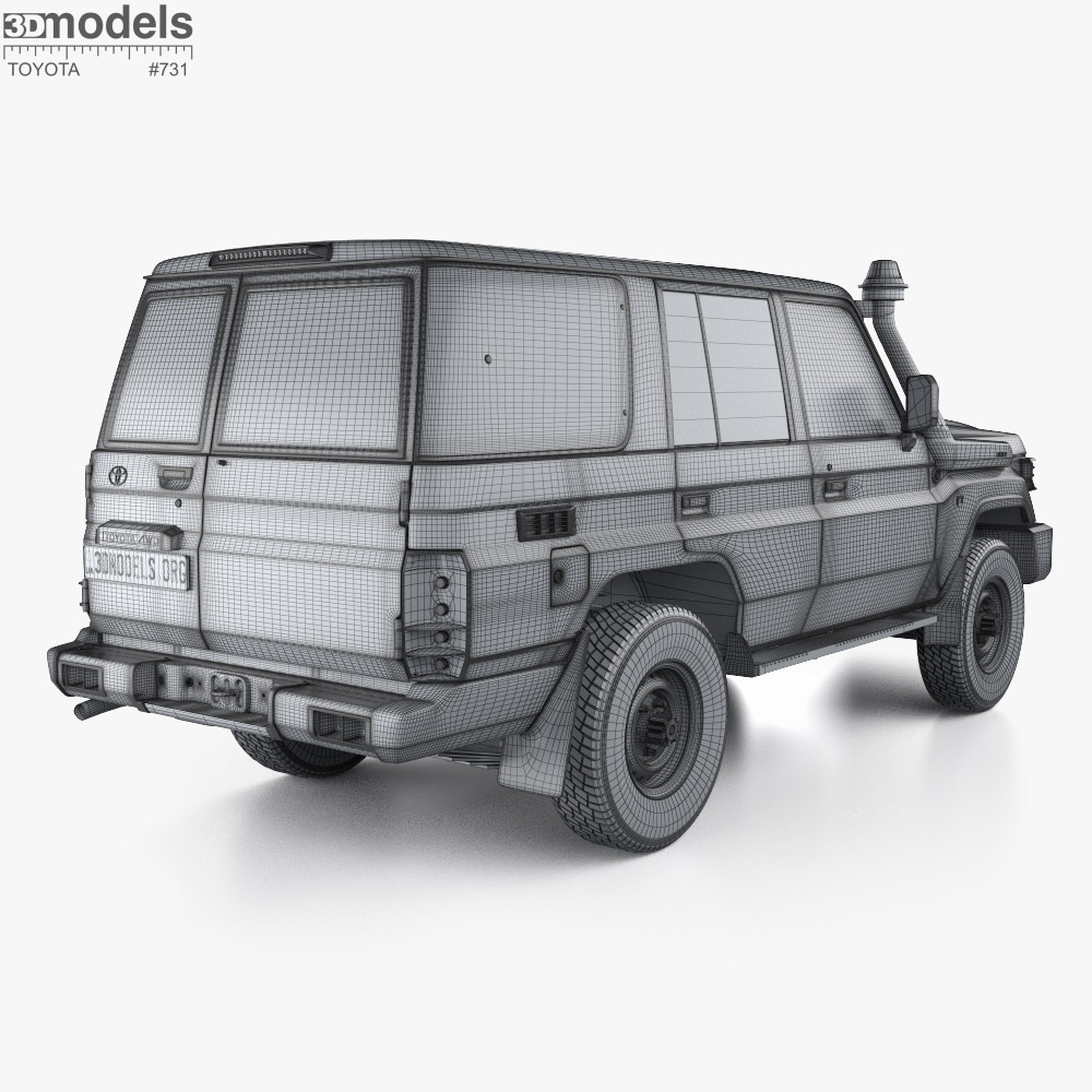 Toyota Land Cruiser 5도어 2025 3D 모델 - 다운로드 Crossover SUV on 3DModels.org