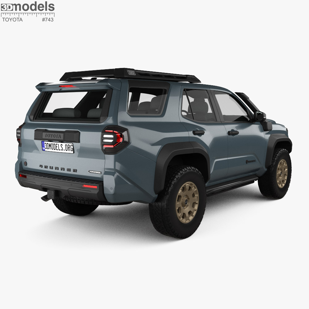 Toyota 4Runner Trailhunter 2025 3D model - Download Crossover SUV on ...