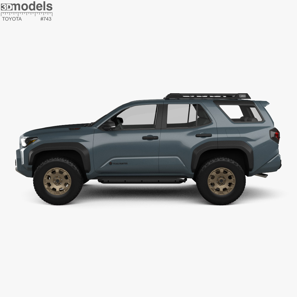 Toyota 4Runner Trailhunter 2025 3D model - Download Crossover SUV on ...