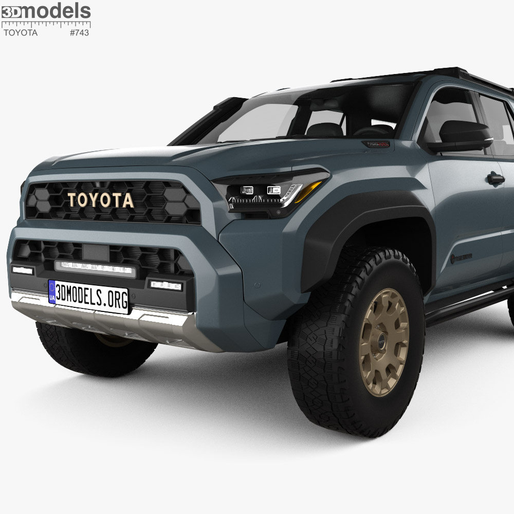 Toyota 4Runner Trailhunter 2025 3D model - Download Crossover SUV on ...