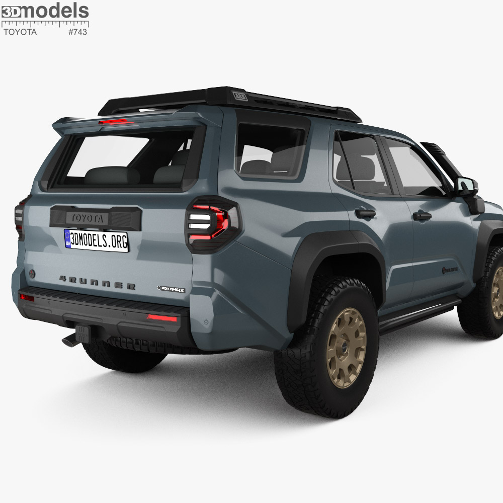Toyota 4Runner Trailhunter 2025 3D model - Download Crossover SUV on ...
