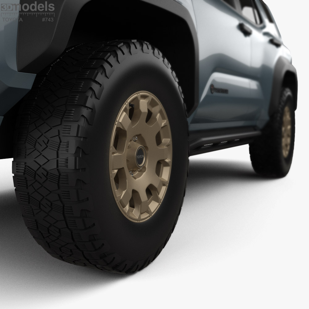 Toyota 4Runner Trailhunter 2025 3D model - Download Crossover SUV on ...