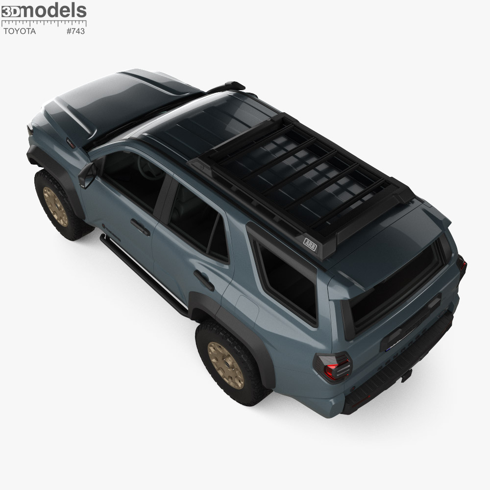 Toyota 4Runner Trailhunter 2025 3D model - Download Crossover SUV on ...
