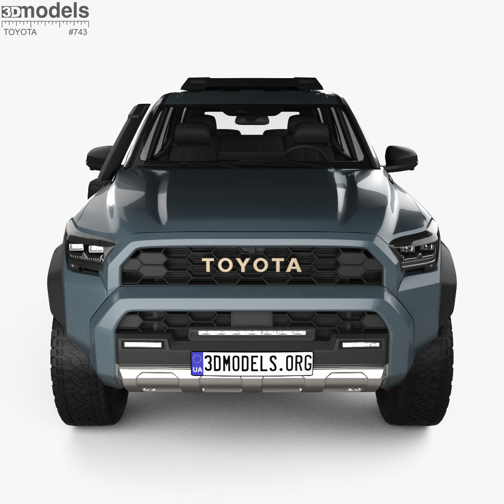 Toyota 4Runner Trailhunter 2025 3D model - Download Crossover SUV on ...