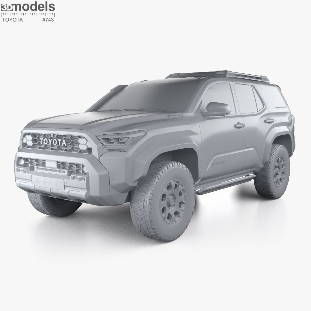 Toyota 4Runner Trailhunter 2025 3D model - Download Crossover SUV on ...