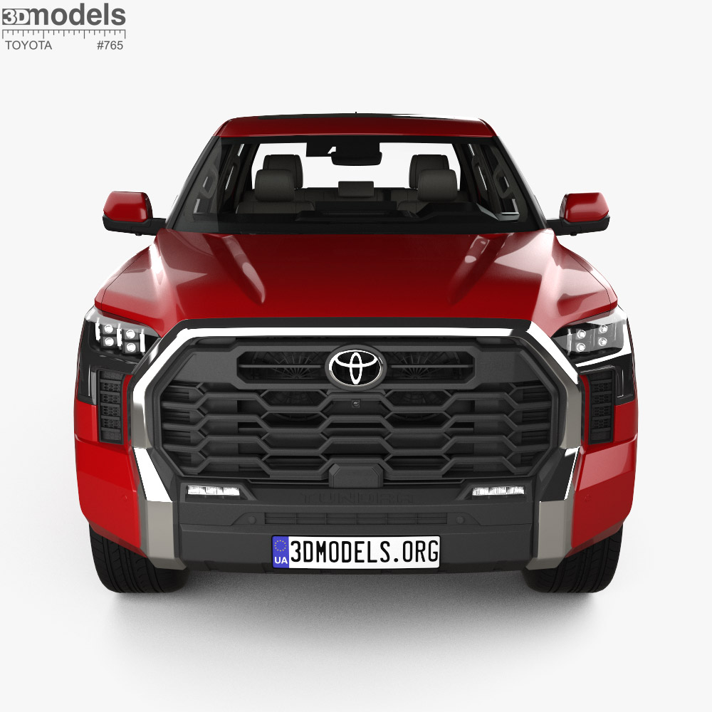Toyota Tundra Crew Max Limited with HQ interior 2022 3D model ...