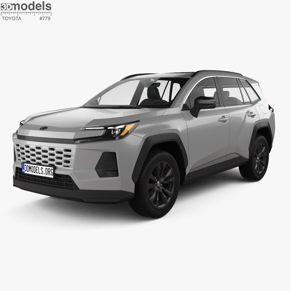 Toyota Rav4 Hybrid 3d Model