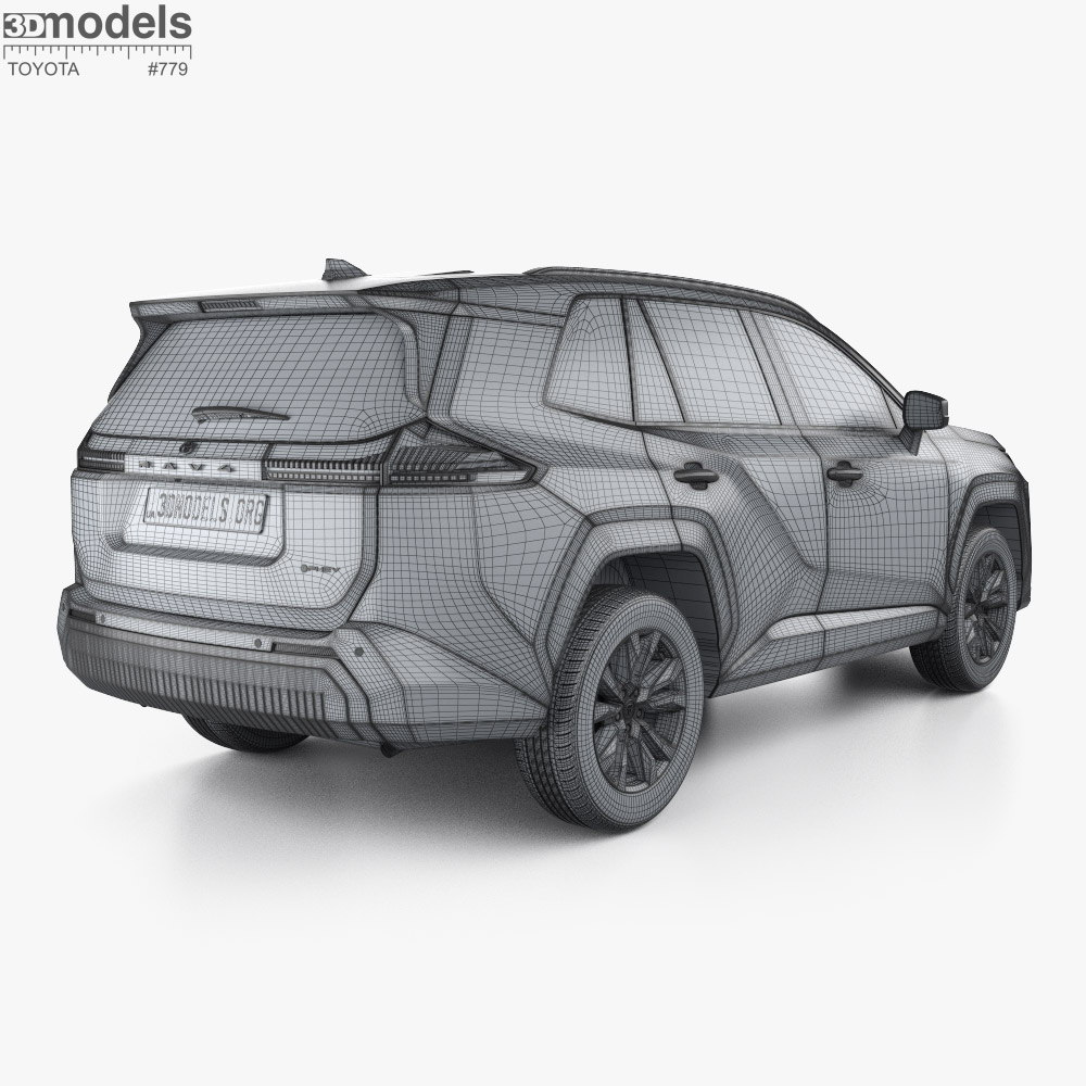 Toyota Rav4 Hybrid 3d Model