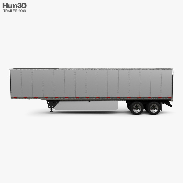 Utility 4000D-X Composite Wall Semi Trailer 2014 3D model - Download ...
