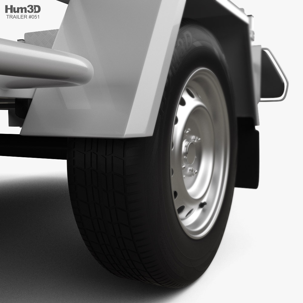 Car ATV Trailer 3D model - Download Trailer on 3DModels.org
