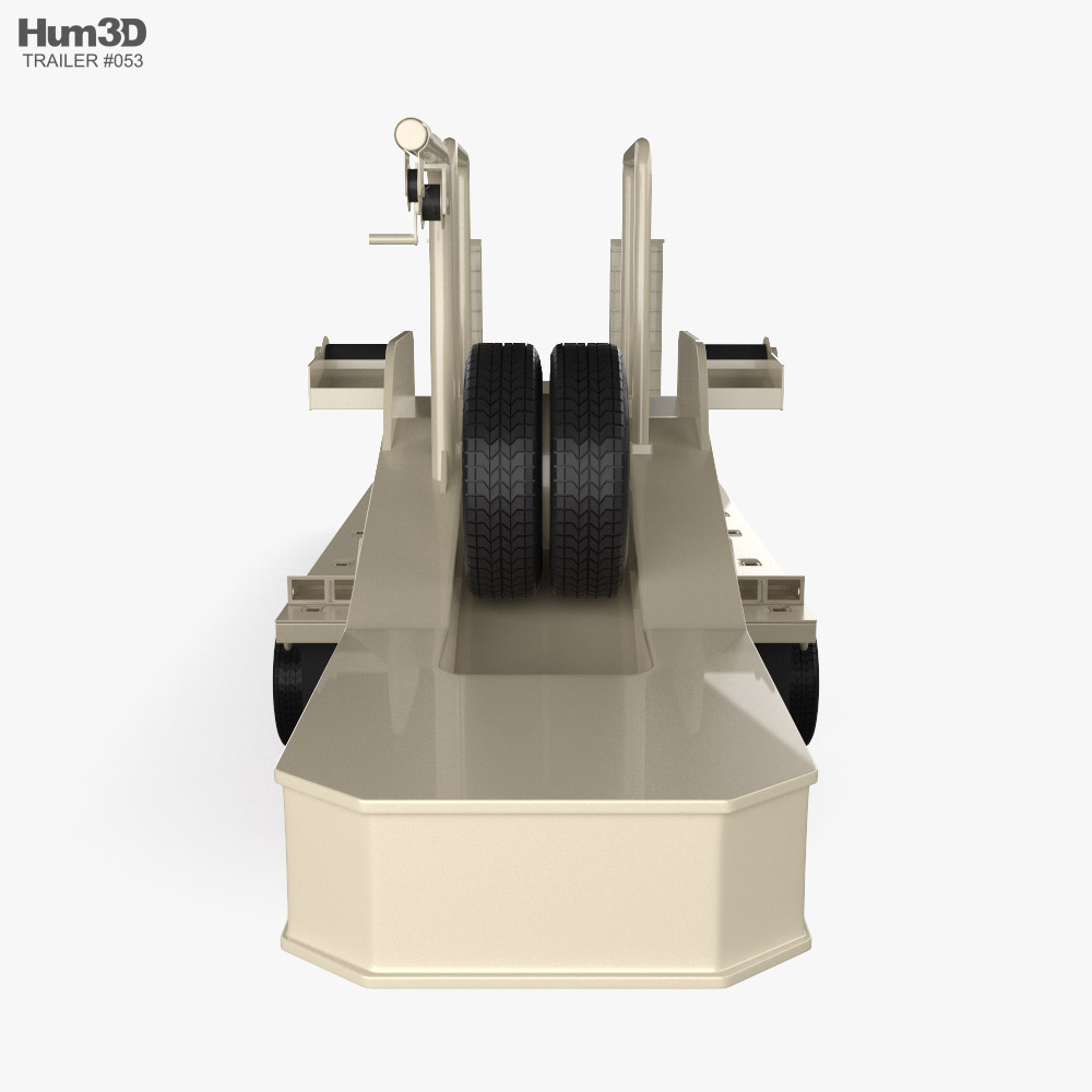 M1000 Heavy Equipment Transport Semi Trailer 2013 3D model - Download ...