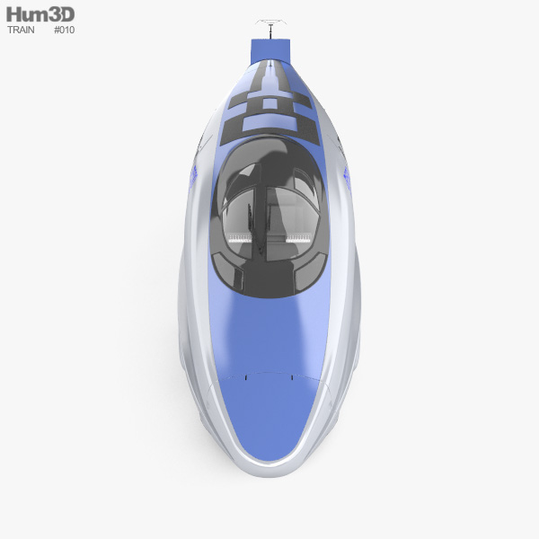 500 Series Shinkansen 高速列車 3Dモデル - ダウンロード 旅客列車 オン 3DModels.org