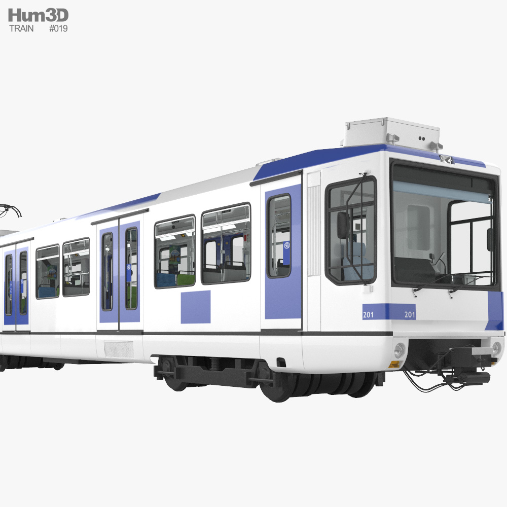 TL Metro M1 with HQ interior 3D model - Download HQ interior on ...