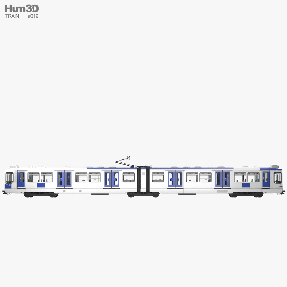 TL Metro M1 with HQ interior 3D model - Download HQ interior on ...