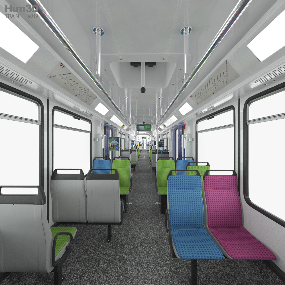 TL Metro M1 with HQ interior 3D model - Download HQ interior on ...
