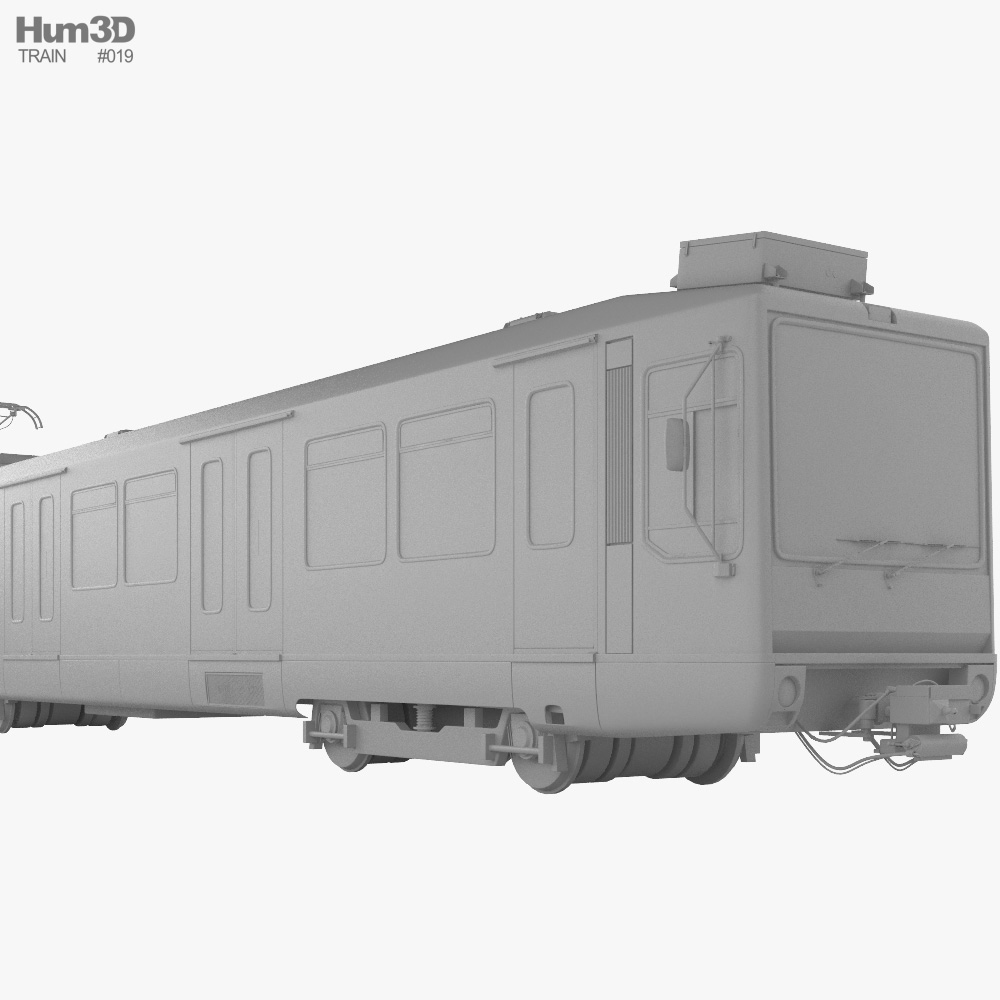TL Metro M1 with HQ interior 3D model - Download HQ interior on ...