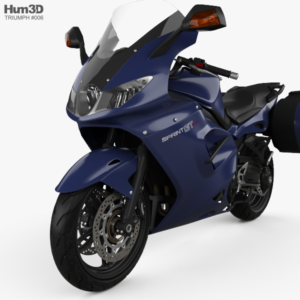 Triumph Sprint GT SE 2015 Modelo 3D - Descargar Motocicletas on ...