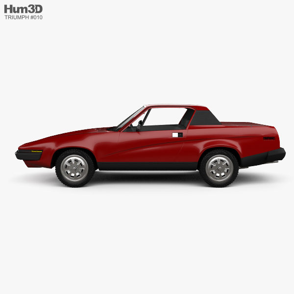 Triumph TR7 1974 3D model - Download Sports car on 3DModels.org