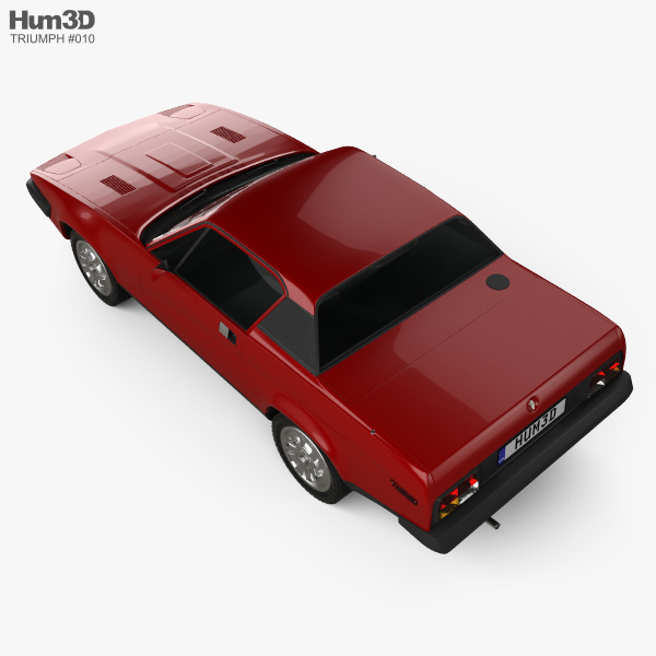 Triumph TR7 1974 3D model - Download Sports car on 3DModels.org