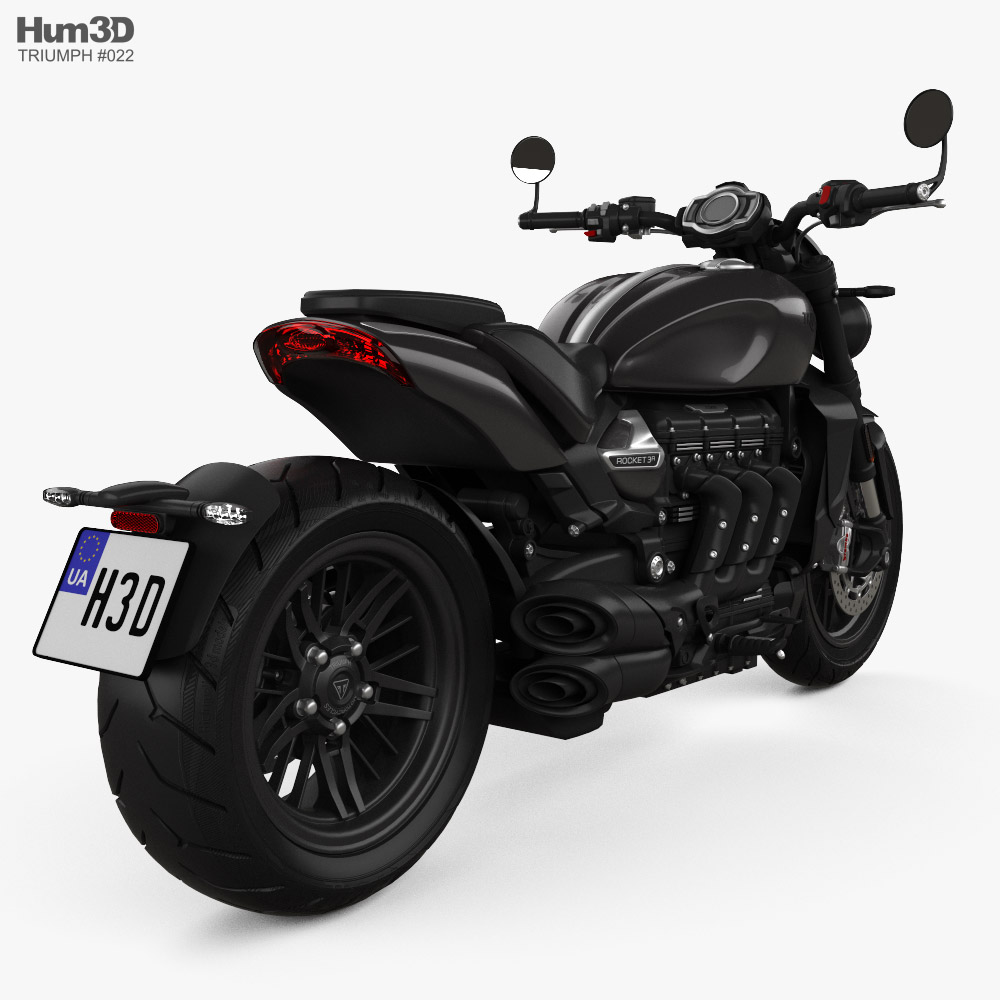 Triumph Rocket 3R 2024 Modelo 3D - Descargar Motocicletas on 3DModels.org