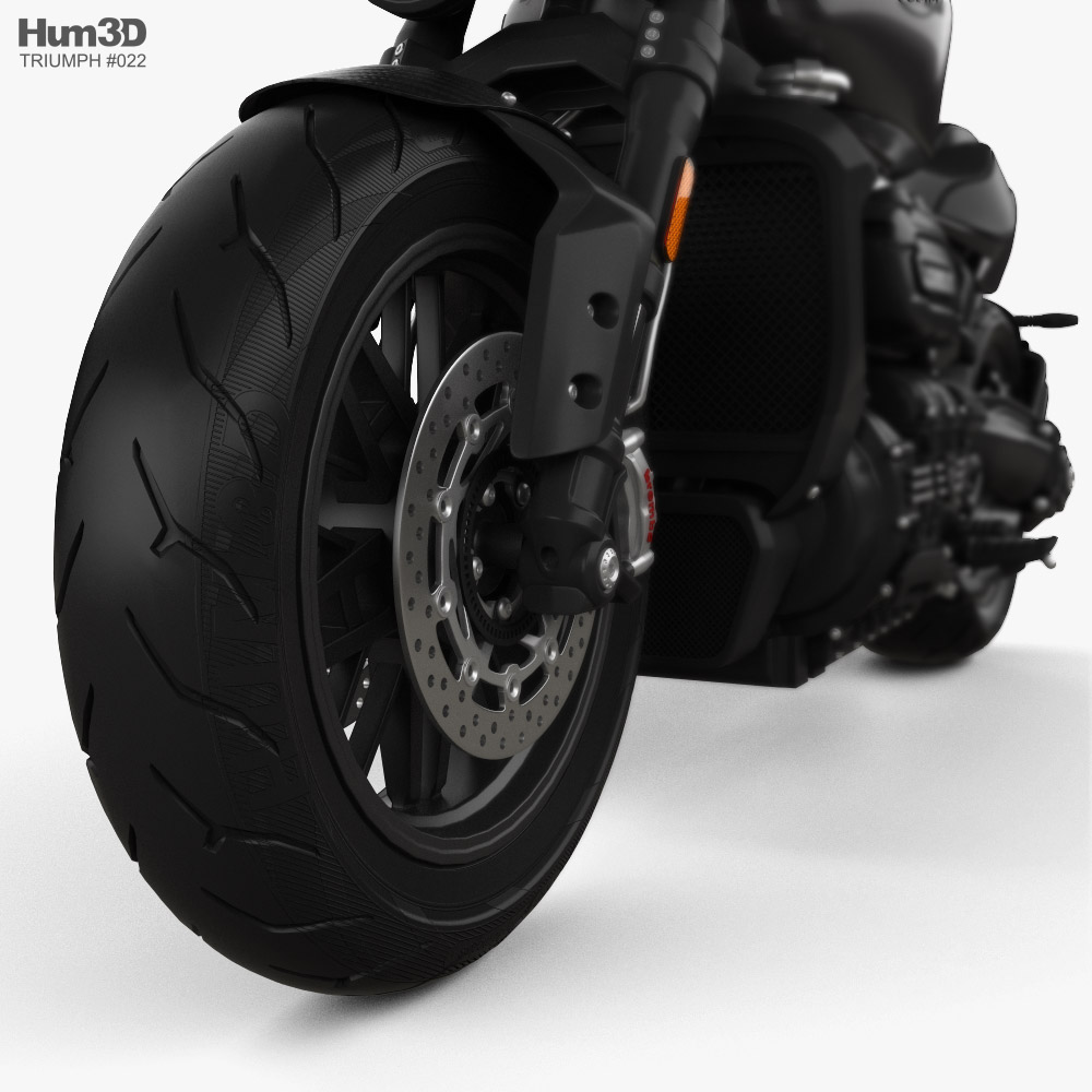 Triumph Rocket 3R 2024 3D model - Download Motorcycle on 3DModels.org