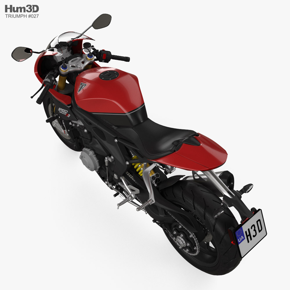 Triumph Speed Triple 1200 RR 2025 3D model - Download Motorcycle on ...