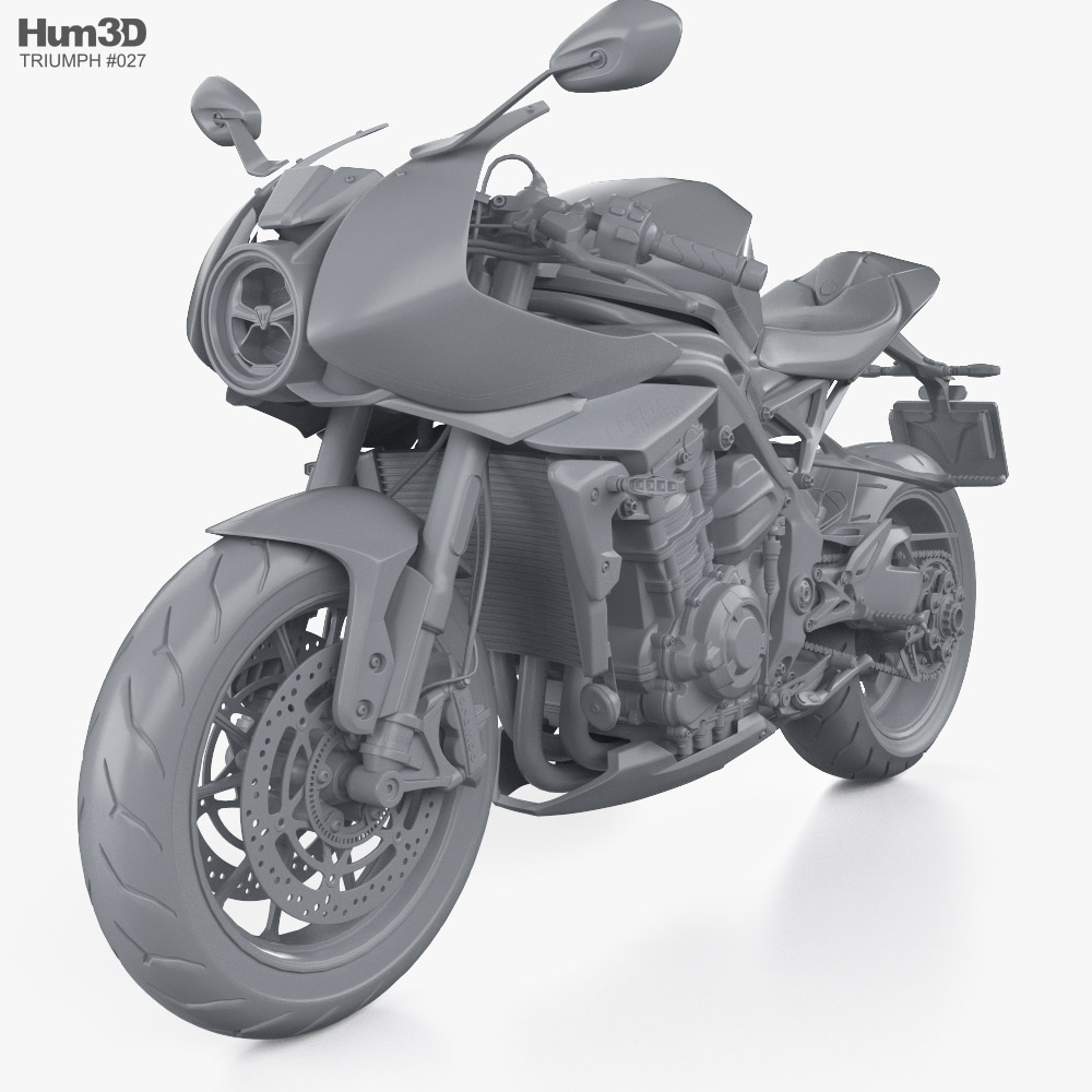Triumph Speed Triple 1200 RR 2025 3D model - Download Motorcycle on ...