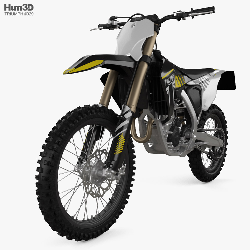 Triumph TF 250-X 2025 3D model - Download Motorcycle on 3DModels.org