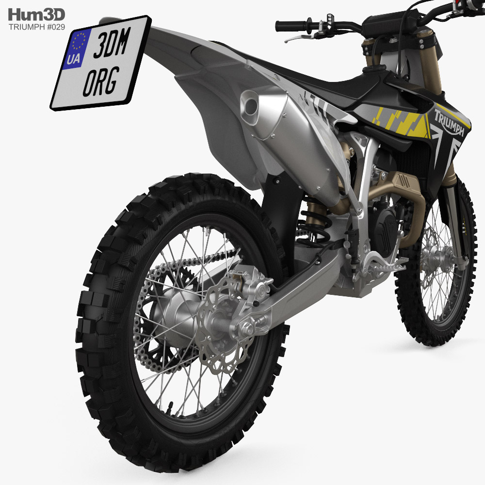 Triumph TF 250-X 2025 3D model - Download Motorcycle on 3DModels.org