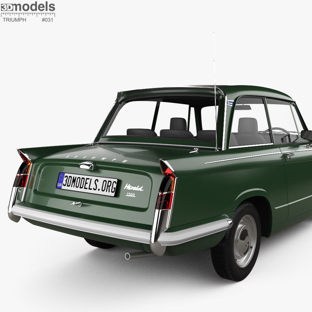 Triumph Herald 1200 1967 3D model - Download Sedan on 3DModels.org