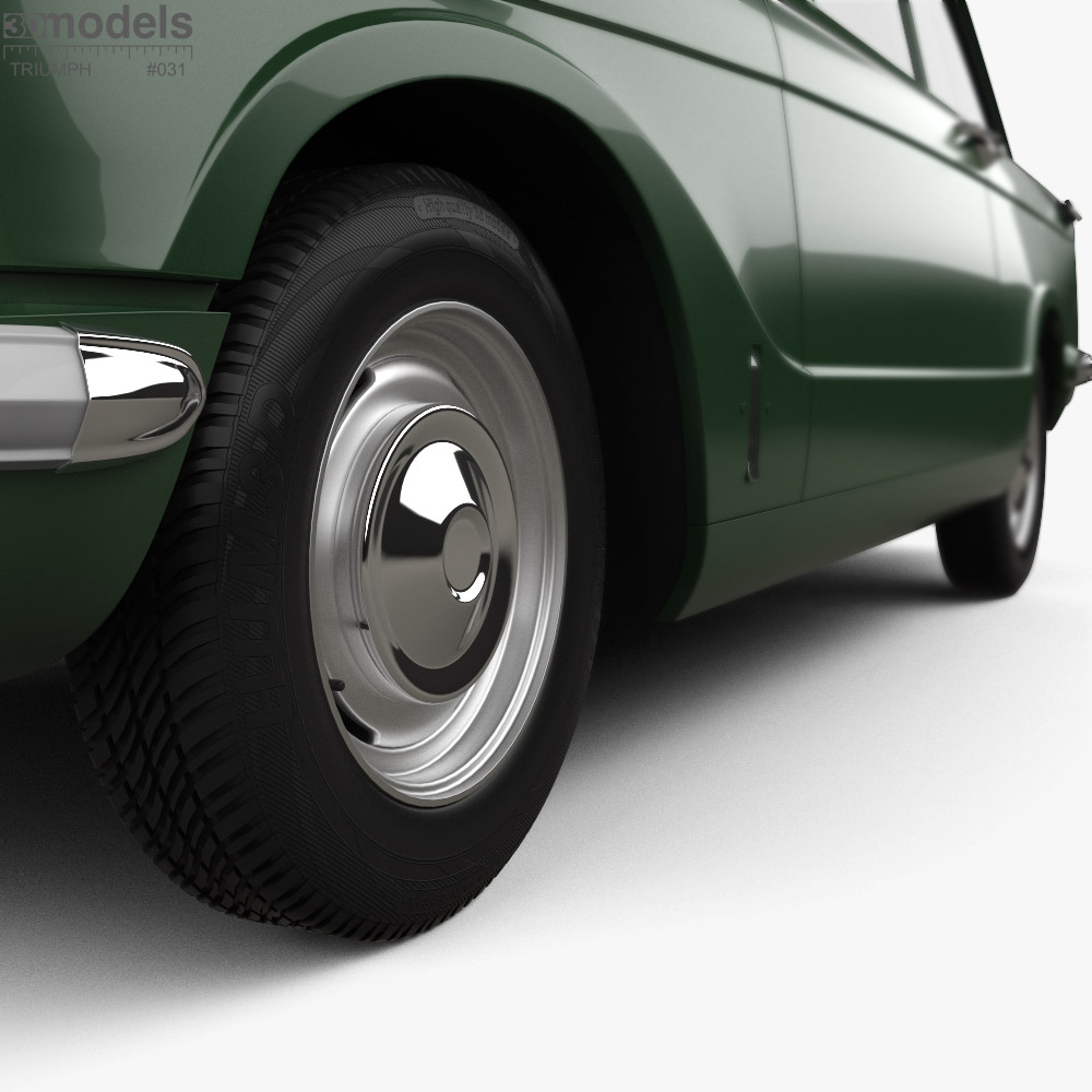 Triumph Herald 1200 1967 3D model - Download Sedan on 3DModels.org