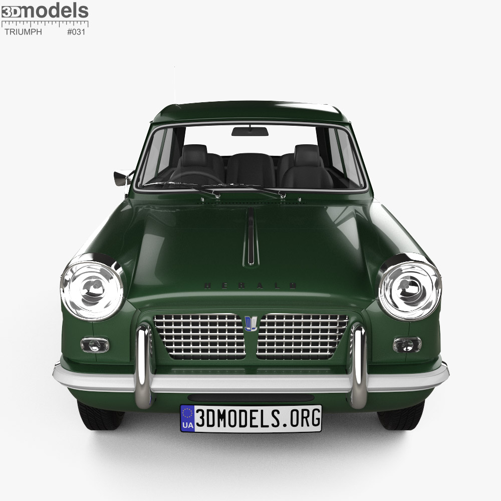 Triumph Herald 1200 1967 3D model - Download Sedan on 3DModels.org