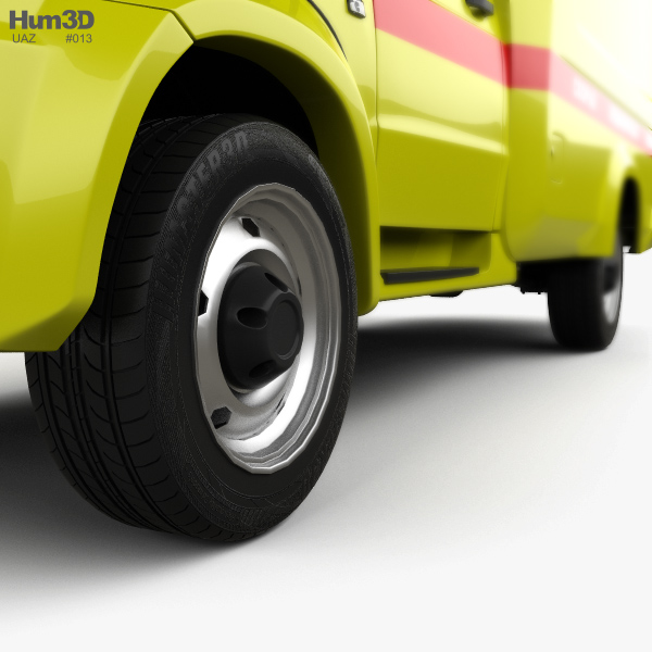 UAZ Profi Ambulancia 2019 Modelo 3D - Descargar Van on 3DModels.org