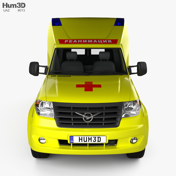 UAZ Profi Ambulancia 2019 Modelo 3D - Descargar Van on 3DModels.org
